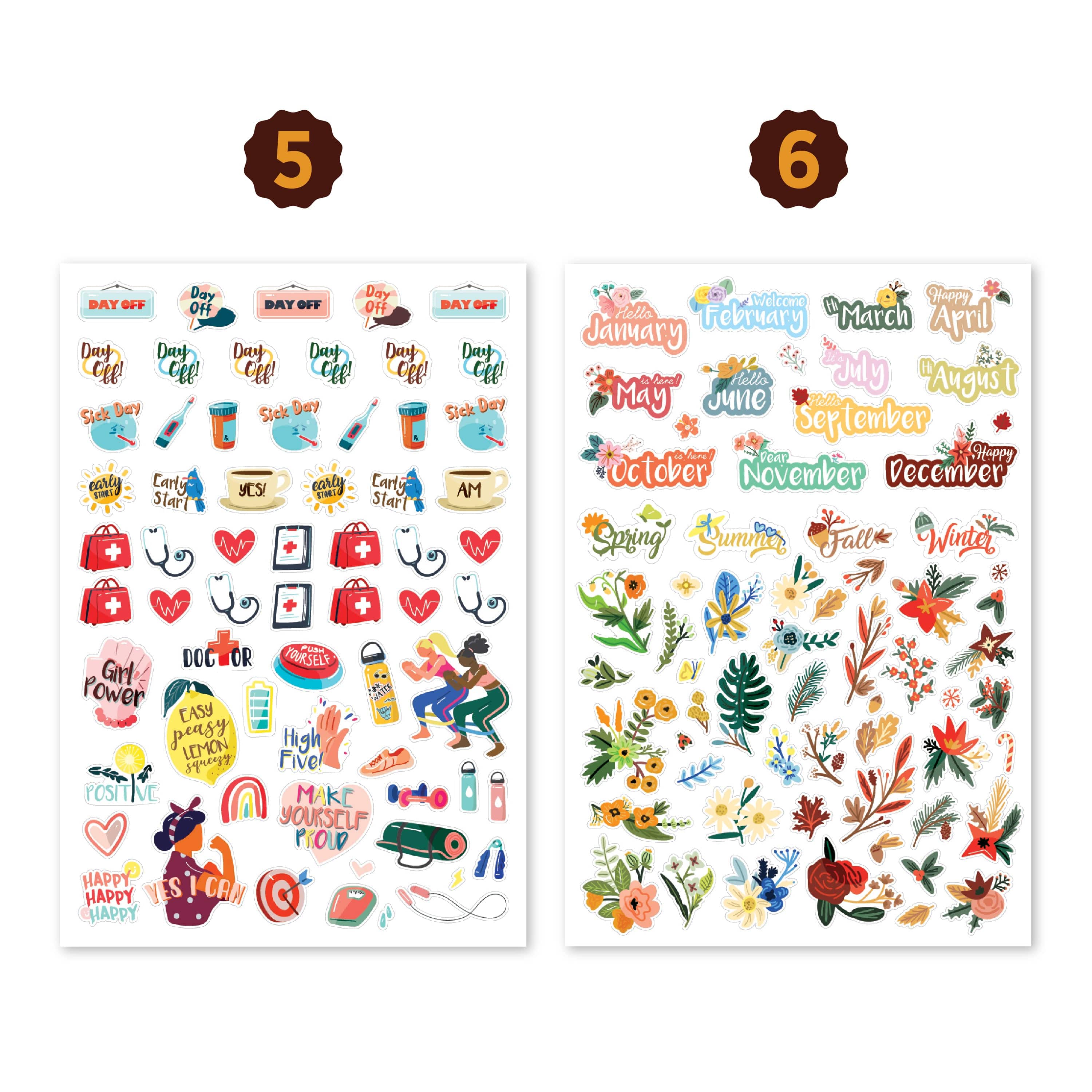 Planner Sticker Set: New Daily